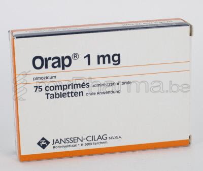 Wezel Pharma 2400 Mol : Home > Zoek op actief bestanddeel - P - Pimozide